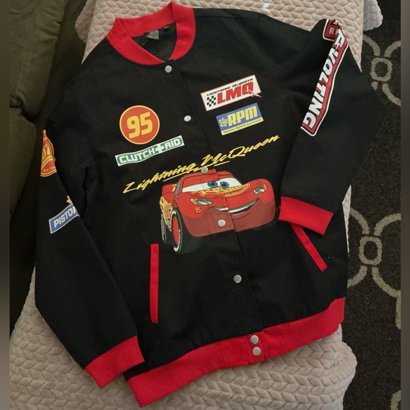Disney | Jackets & Coats | New Disney Pixar Cars Lightning Mcqueen ...